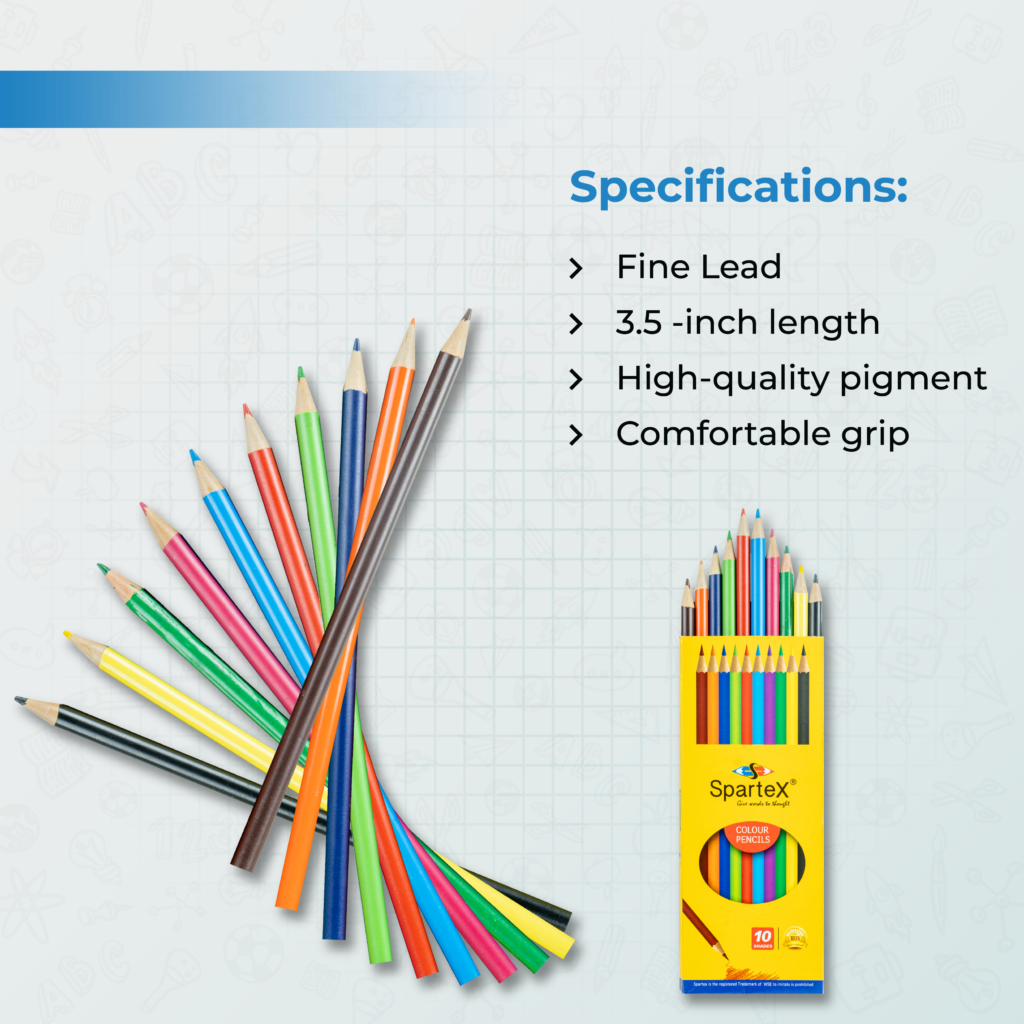 Spartex Colour Pencil Big | Click to Order Now